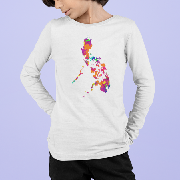 Kid's Philippines Map Shirt – filipinoswag